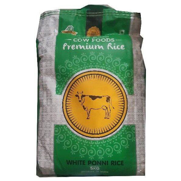 เครื่องเทศ อินเดีย 🔹 (จำนวน x 1) Cow Brand White Ponni Rice 5kg ...