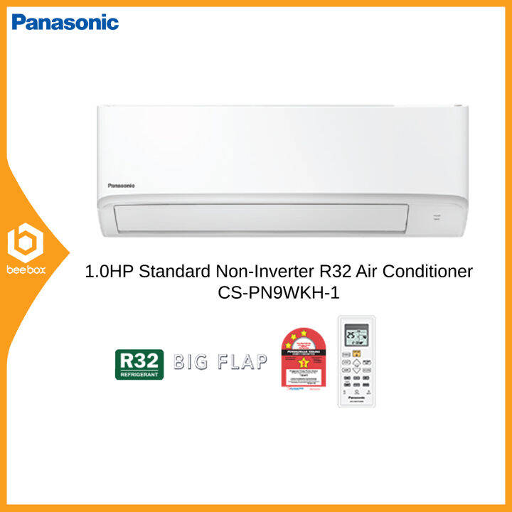 Panasonic CS-PN9WKH 1.0HP Standard Non-Inverter R32 Air Conditioner Big ...
