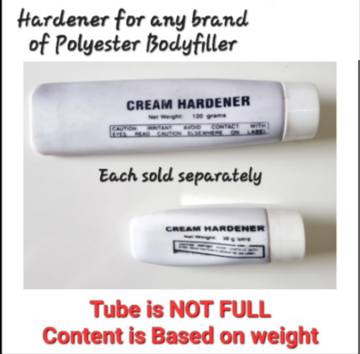 CREAM HARDENER ONLY FOR POLITUFF, GLASURIT BODY FILLER EXTRA HARDENER ...