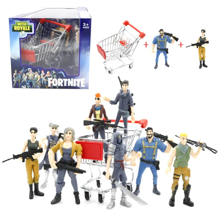 Kid's Toy 3.5 inches 12 Pcs/Set Fort Night Sixth Generation Game Action ...