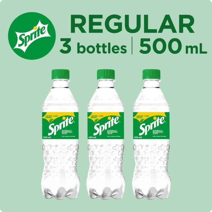 Sprite Regular 500mL - Pack of 3 | Lazada PH