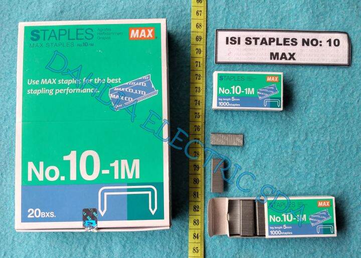 ISI STAPLES MAX NO: 10 | Lazada Indonesia