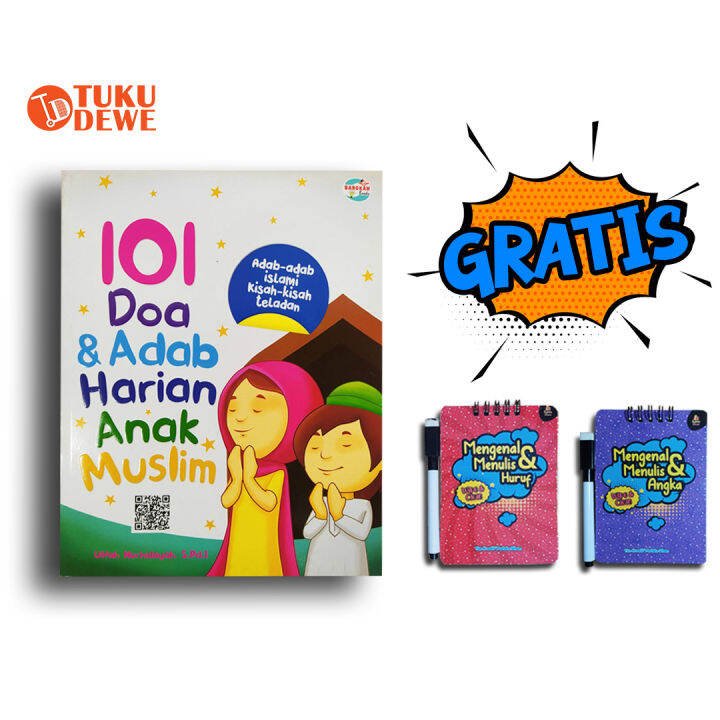 BUKU ANAK ISLAMI TK PAUD - 101 DOA & ADAB HARIAN ANAK MUSLIM | Lazada ...