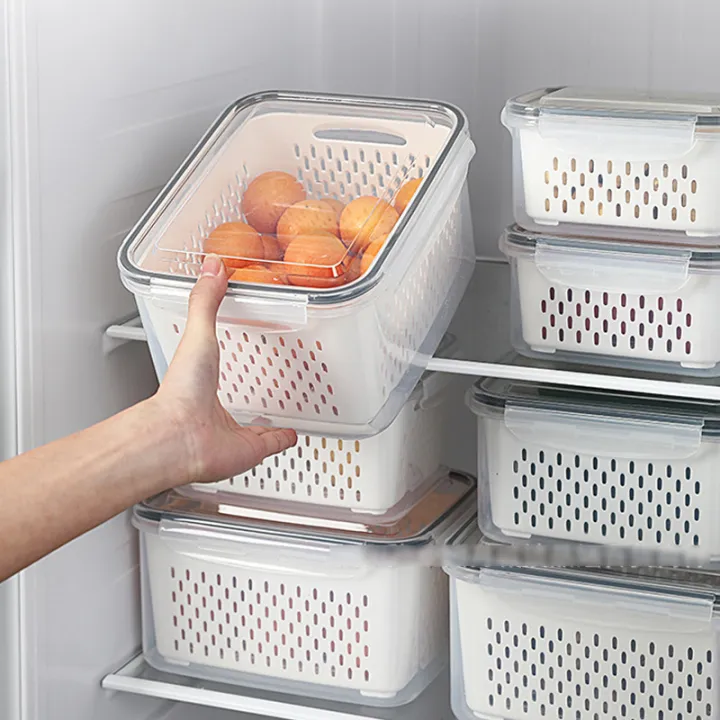 INSOUND Fridge Produce Saver Food Storage Bin Container Stackable ...