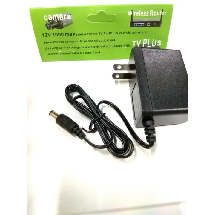 12V - 1A Power Adapter Charger for TV Plus Globe Smart Pldt Home WiFi ...