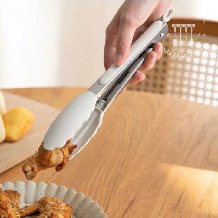 （9.9） KITkitchen Silicone Food Clip Tongs Kitchen High Temperature ...