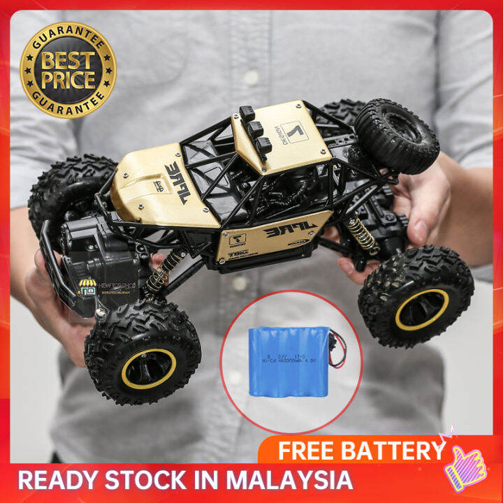 1:16 4WD Rc Kereta 4WD Trak Raksasa Kawalan Radio 2.4Ghz Rc Kereta ...
