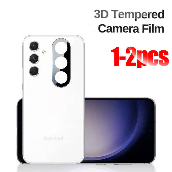 1-2Pcs 3D Curved Black Camera Protector Cover For Samsung Galaxy S23 FE ...
