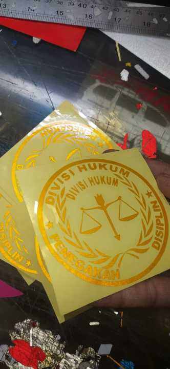 sticker cutting divisi hukum | Lazada Indonesia