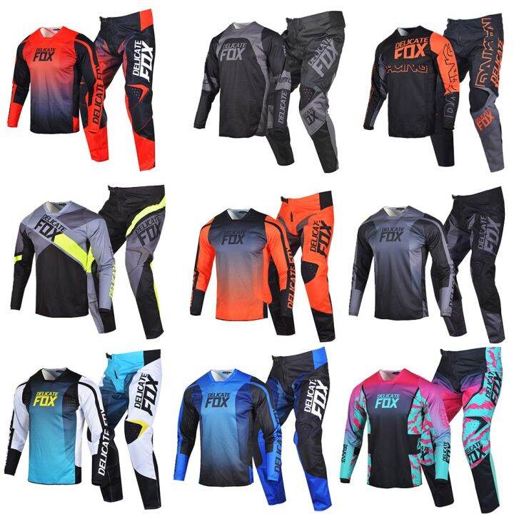 ~ Motocross Gear Set Jersey Pants MX Combo Outfit ATV BMX Dirt Bike ...