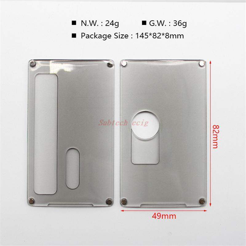 Replacement Panels Covers Doors For Billet Box Mod Mods 2 In 1 Acrylic ...
