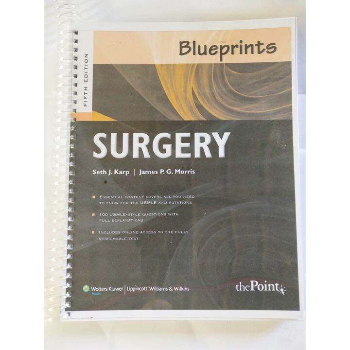 Blueprints Surgery, 5th Edition | Lazada PH