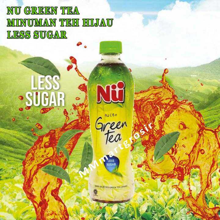 NU GREEN TEA/ TEH HIJAU LESS SUGAR/ TEA/ 450ML | Lazada Indonesia
