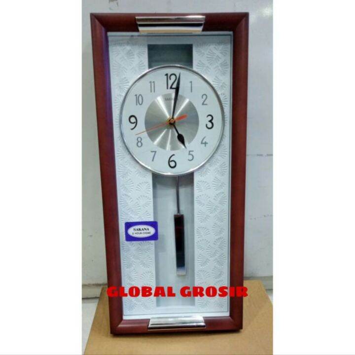 JAM DINDING BANDUL SAKANA 389 COKLAT | Lazada Indonesia