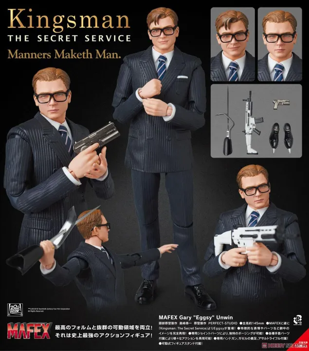 Figma ฟิกม่า งานแท้ 100% Figure Action Medicom Toy Mafex จาก kingsman ...