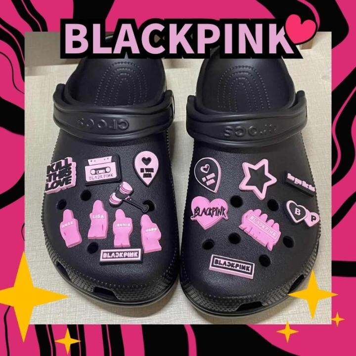 16 ชิ้น Blackpink อุปกรณ์เสริม Crocs เสน่ห์รองเท้า DIY Jibbitz | Lazada ...