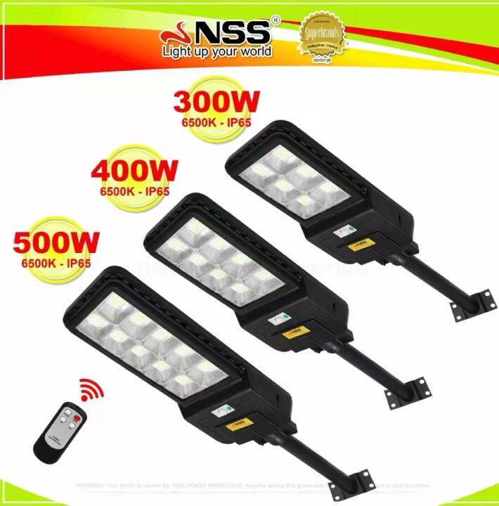 Solar Street Light With Remote Intelligent Sensor Light Control ...