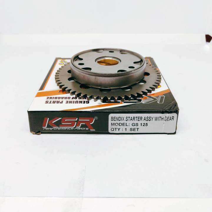 SUZUKI GS 125 BENDIX STARTER ASSEMBLY WITH GEAR KSR THAILAND BRAND ...