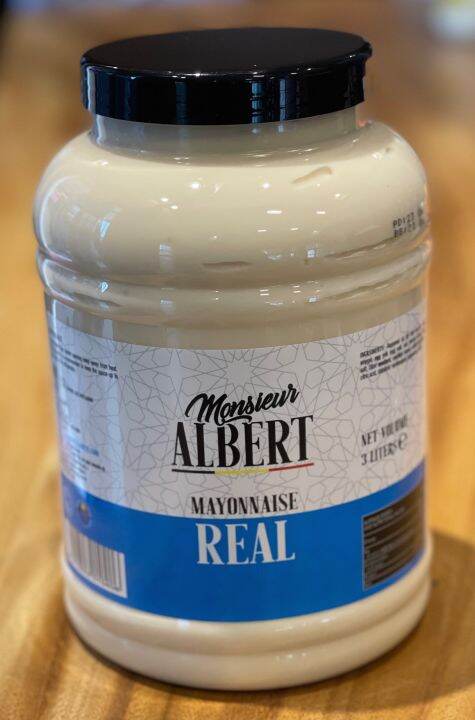 Monsieur Albert Real Mayonnaise 70% Food Service 3L, Mayonis, [Halal ...