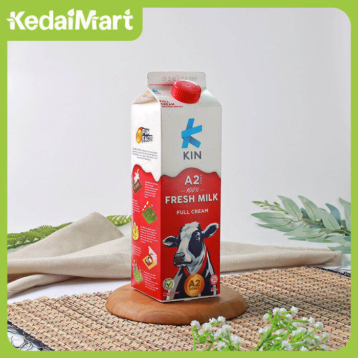 KIN Fresh Milk Pasteurised Full Cream 1 L | Lazada Indonesia