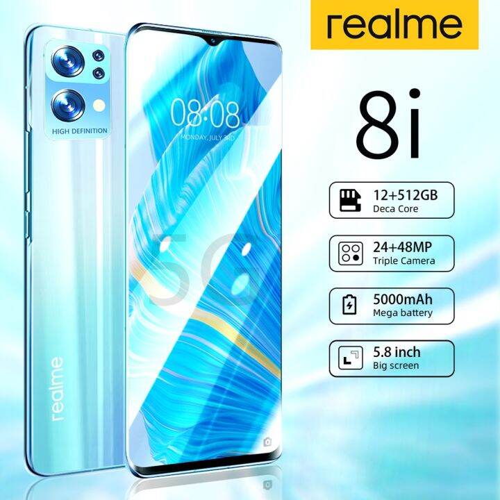 Realme 8i โทรศัพท์มือถือ ของแท้100 5G โทรศัพท์ 512GB โทรศัพท์ราคาถูก ...