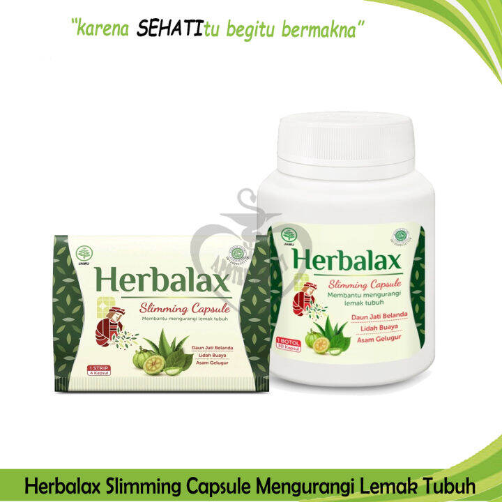 Herbalax Slimming Suplemen Makanan Pelangsing Berat Badan | Lazada ...