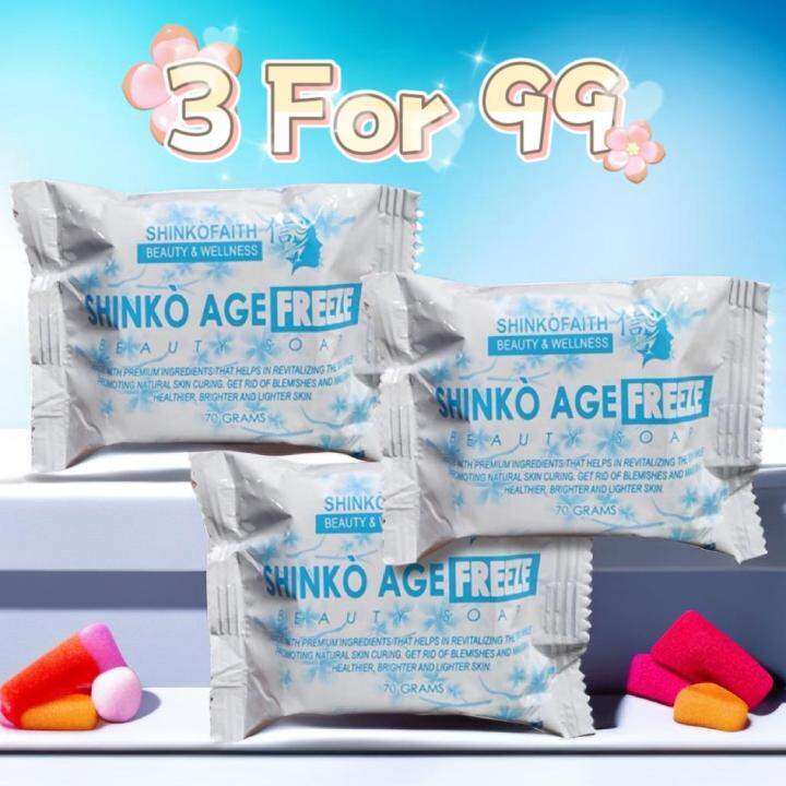 FULLY GOODIES SHINKOFAITH Shinko Age Freeze Beauty Soap Keidoshin Soap ...