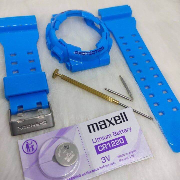 GShock GA100 GA110 GA120 Replacement Straps and Bezel with CR1220 ...