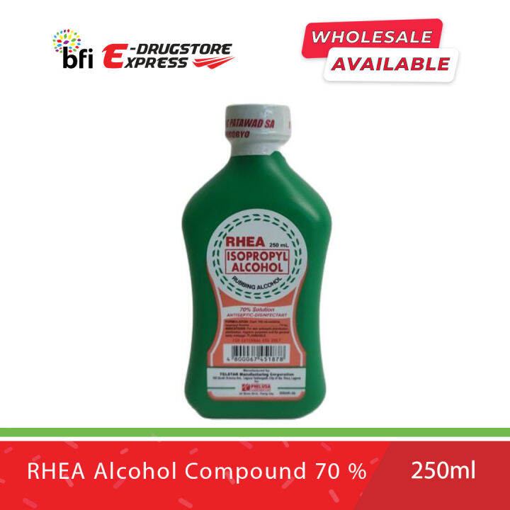 BFI E-Drugstore RHEA Alcohol Compound 70 % 250ml | Lazada PH