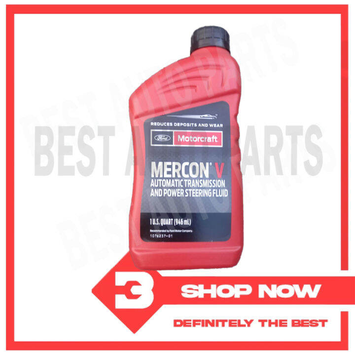 Genuine Ford Motorcraft (MERCON V) Automatic Transmission and Power ...