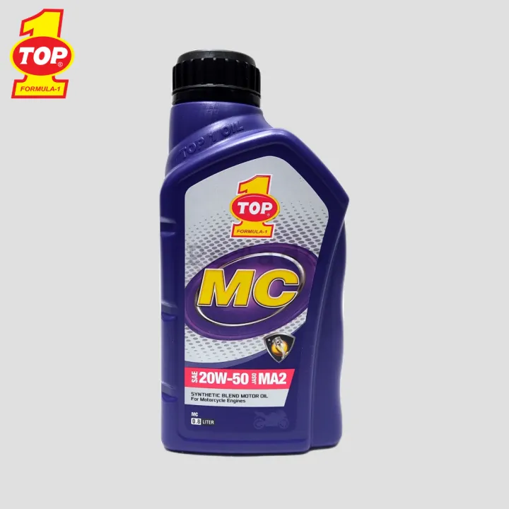 Oli Top 1 MC SAE 20W-50 API SJ JASO MA2 0,8 Liter | Lazada Indonesia