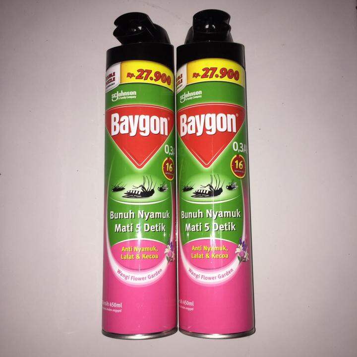 baygon flower garden 450ml isi 2pcs | Lazada Indonesia