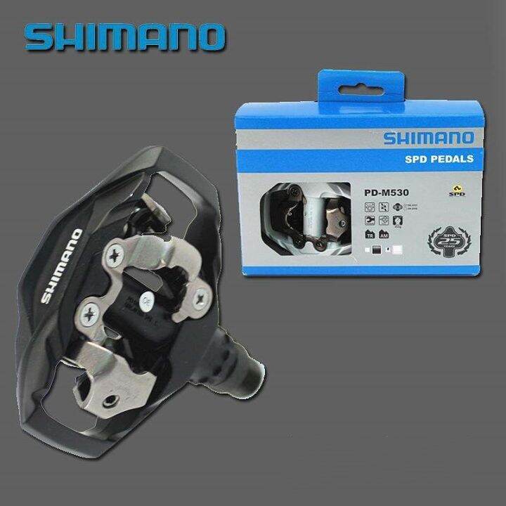 SHIMANO PD M520 Self-Locking Clipless SPD Bike Pedal M520 MTB Padals ...