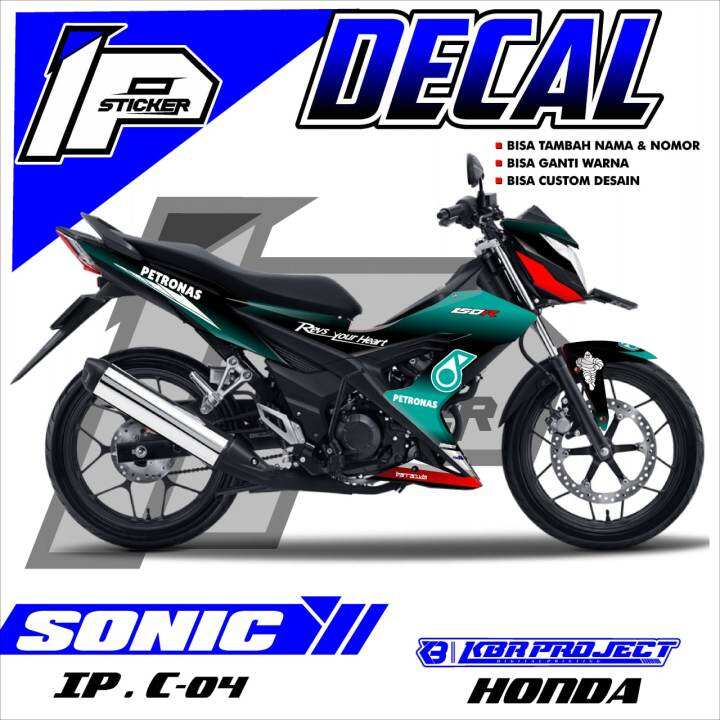 Decal SONIC PETRONAS - Sticker Decal Variasi List HONDA SONIC PETRONAS ...