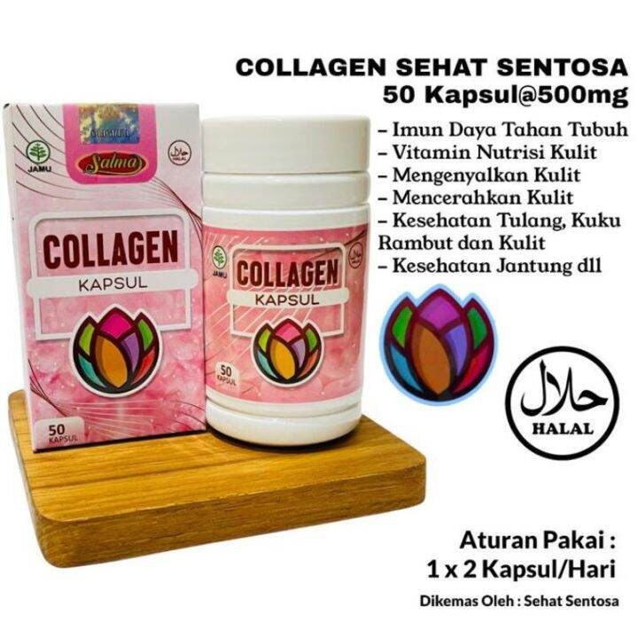 Kapsul Collagen Zona Sehat Sentosa - Fish Collagen Nutrisi Kulit Isi 50 ...