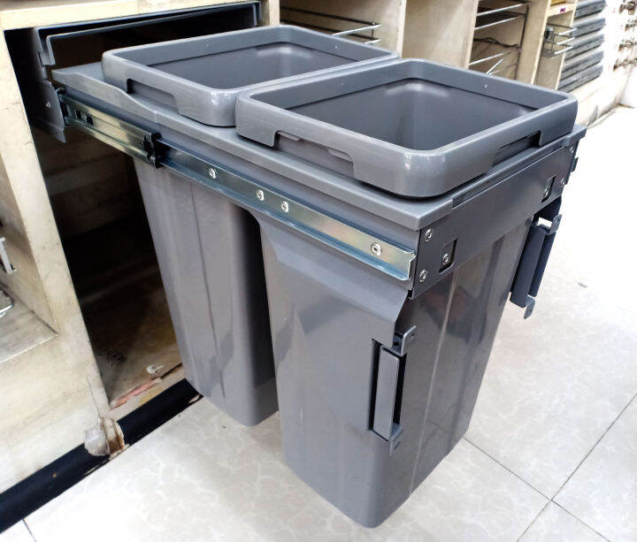 Double Pull Out Trash Bin | Pull Out Double Trash Can | Lazada PH