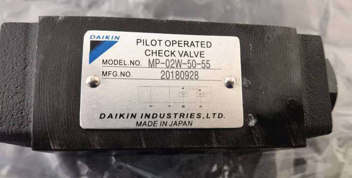 DAIKIN 02 Series Stacking Type Pilot Operated Check Valves Model : MP-02W-50-55 | Lazada.co.th