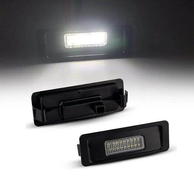ชุดประกอบแผ่นป้ายทะเบียนรถยนต์ด้านหลัง Led 18smd 2ชิ้นอเนกประสงค์สำหรับ ...