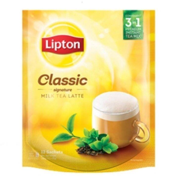 Lipton 3 in 1 Classic Signature Milk Tea Latte Soft Pack 12 x 21g | Lazada
