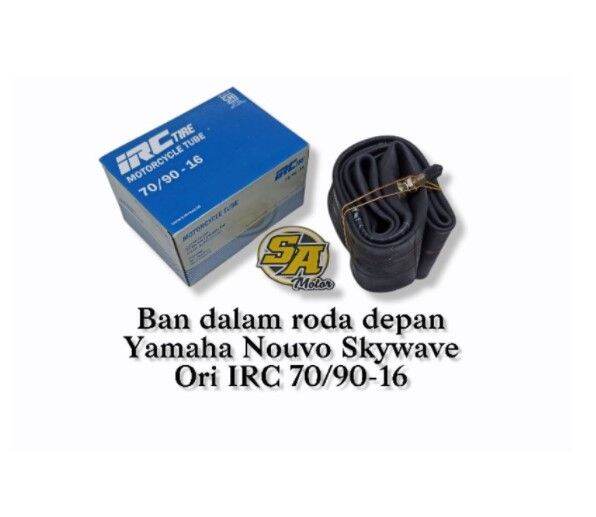 BAN DALAM RODA DEPAN 70/90-16 NOUVO SKYWAVE SKYDRIVE HAYATE ORI IRC ...