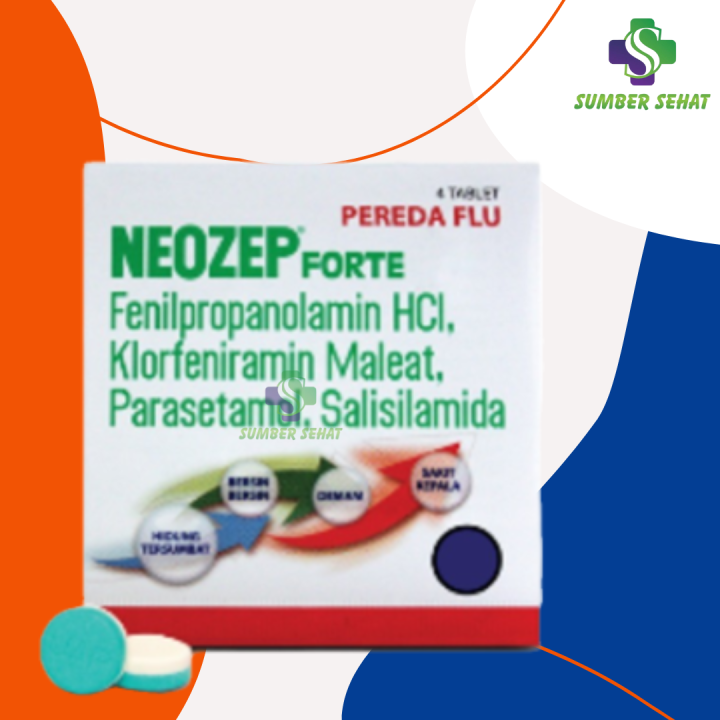 NEOZEP FORTE STRIP ISI 4 TABLET | Lazada Indonesia