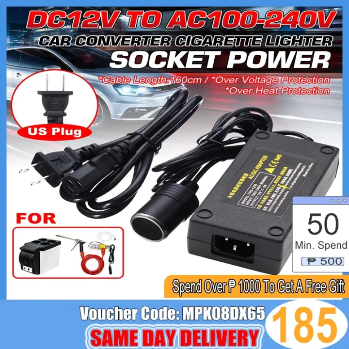 AC Adapter Cigarette Lighter Adapter Power Converter Original 220V To ...