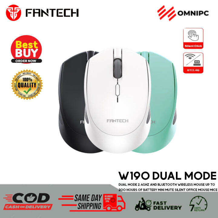OMNIPC BEST BUY Fantech Best Buy Silent Click W190 Dual Mode Connection ...