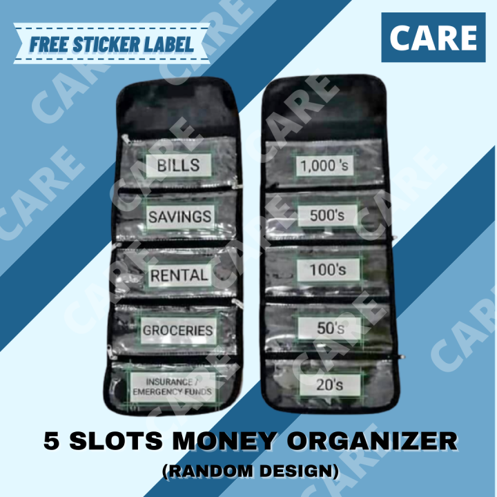 5 SLOTS MONEY ORGANIZER - Multipurpose Wallet Money Makeup Organizer ...