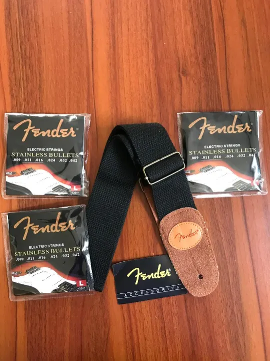 Fender Electric Strings Stainless Bullets (3 set's per order )With Free ...