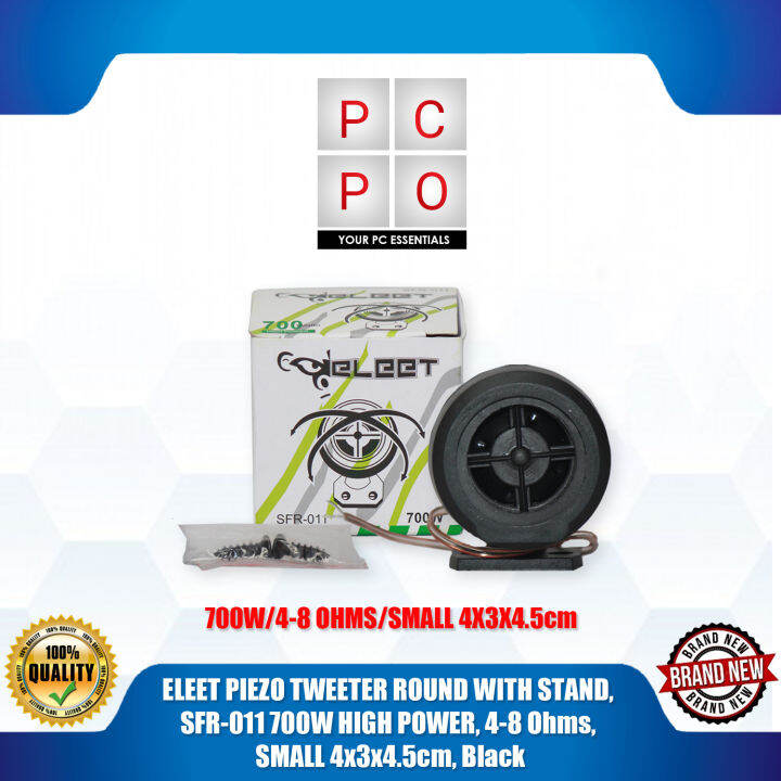ELEET PIEZO TWEETER ROUND WITH STAND, SFR-011 700W HIGH POWER, 4-8 Ohms ...