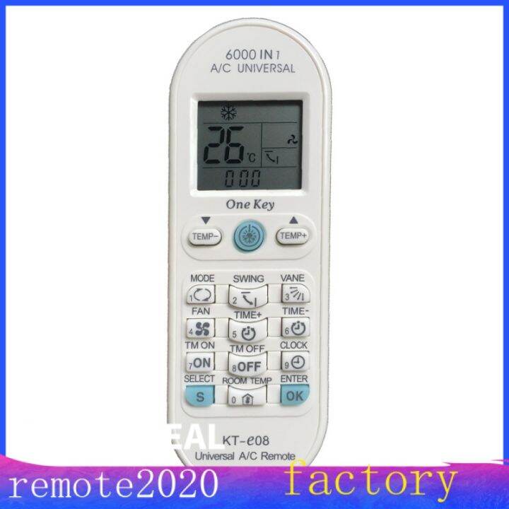 NEW KT-e08 Air Conditioner AC Conditioning Universal Remote Control for ...