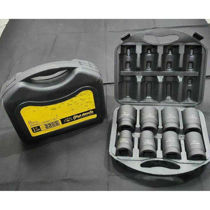 TJAP CAP MATA IMPACT SOCKET SET 1 IN 8pcs KUNCI RODA TRUK | Lazada ...