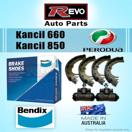 100 % Original Bendix Australia Import Perodua Kancil 660 850 Brake Shoe Kancil 660 850 Brake ...