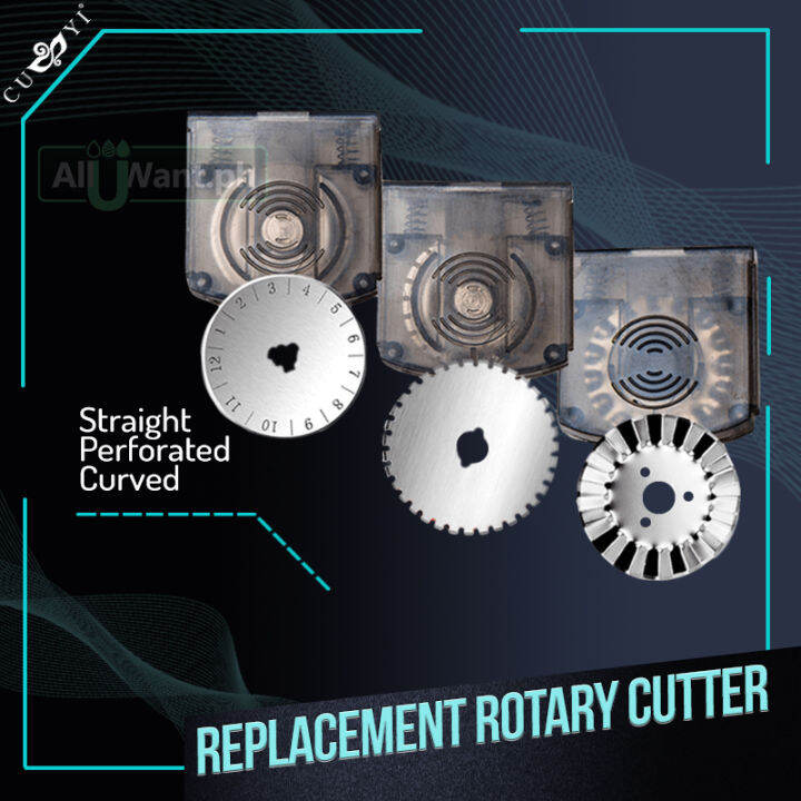 ROTARY CUTTER REPLACEMENT BLADE STRAIGHT / WAVE / PERFORATED | Lazada PH